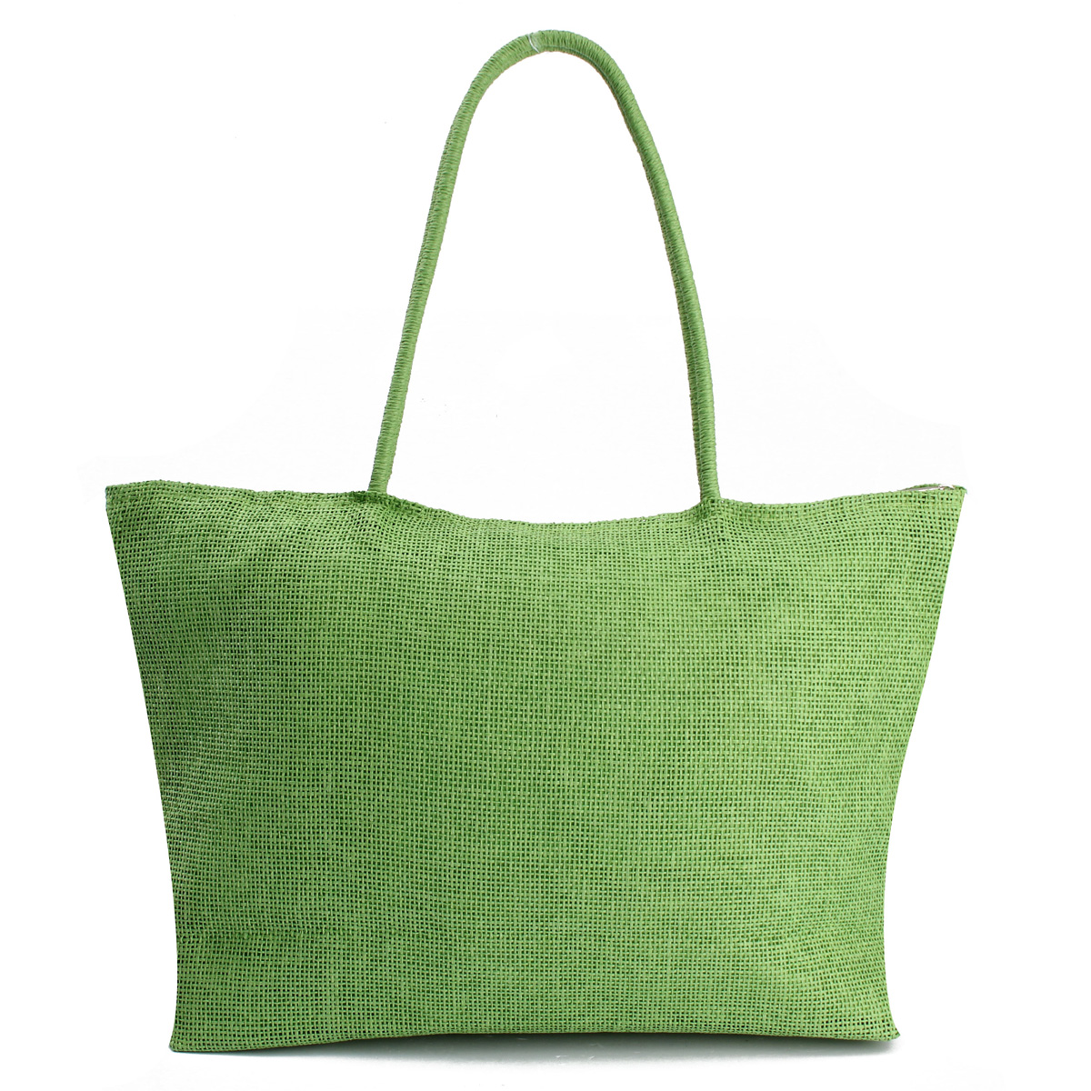 New Straw Summer Weave Woven Shoulder Tote Shopping Beach Bag Purse