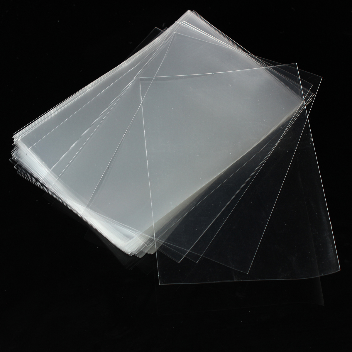 100 Sleeves Cello Bags Clear Plastic Bag Cellophane 8 12cm For Party